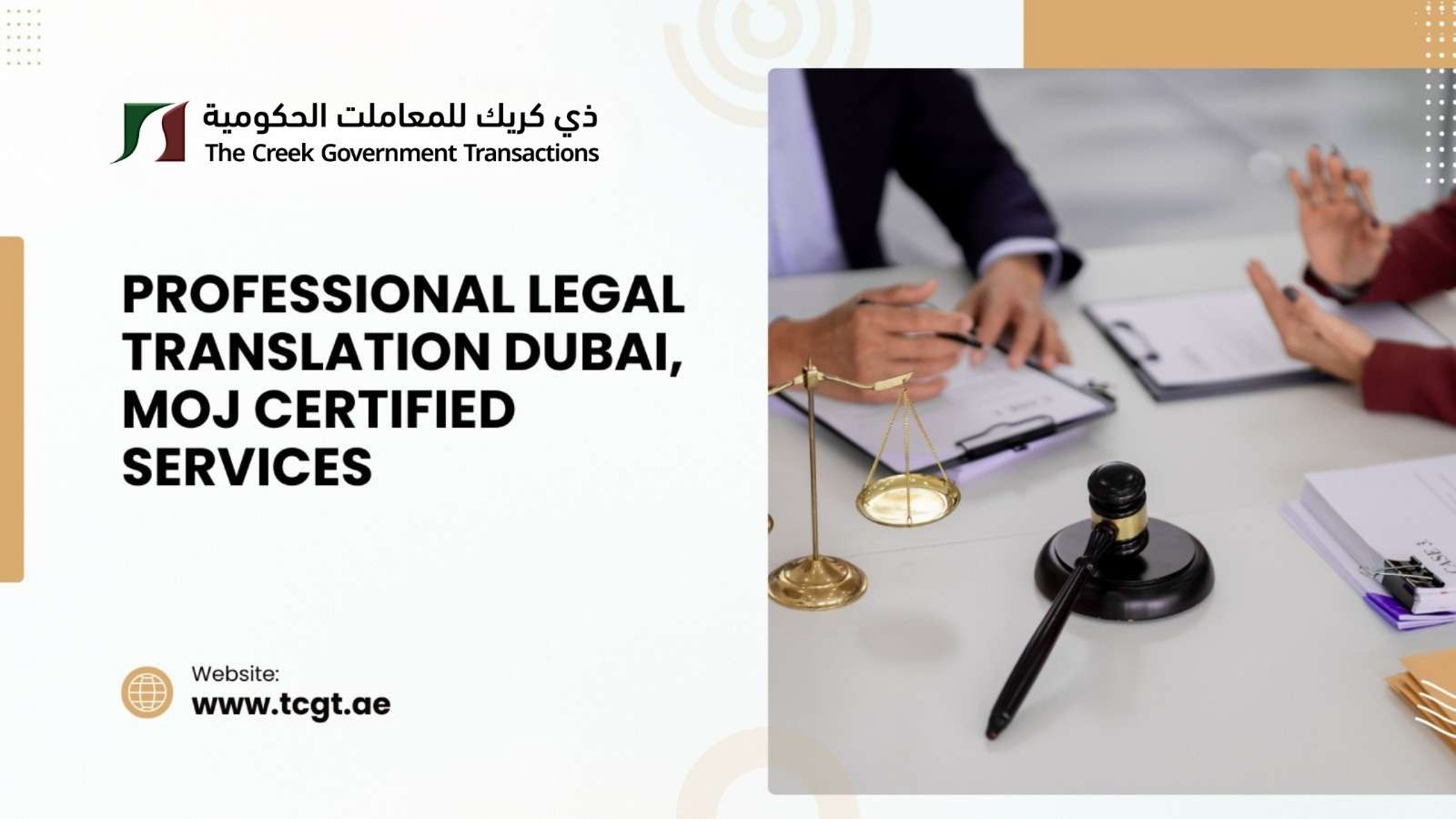 Legal Translation Dubai | MOJ Certified Translation Services